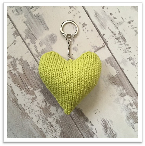 Ravelry: Key To My Heart keyring pattern by Jane Burns