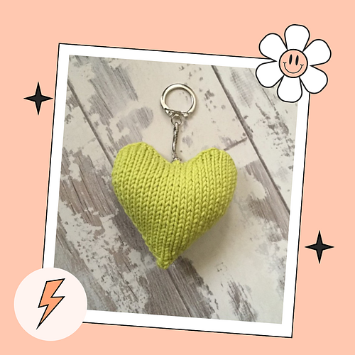 Ravelry: Key To My Heart keyring pattern by Jane Burns
