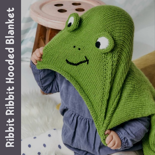Ravelry: Ribbit Ribbit Blanket & Bootees Set pattern by Jane Burns