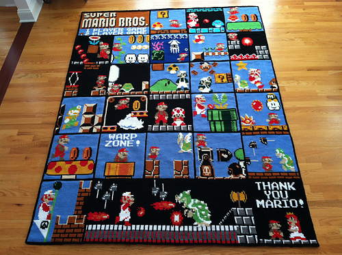 Ravelry: JaneEyre9's Super Mario Bros. Blanket