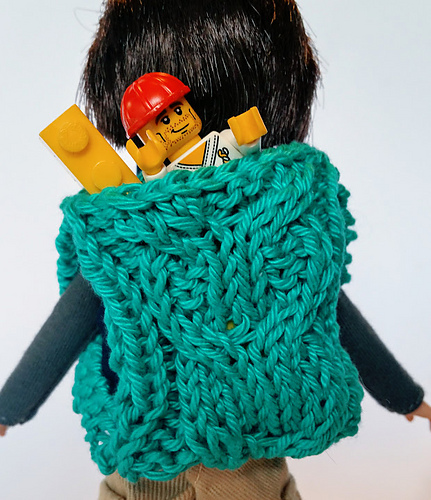 Ravelry: Owl Rucksack for Lottie pattern by Jane Terzza