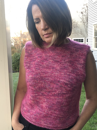 Ravelry: Roll Neck Tank pattern by Hannah Singleton