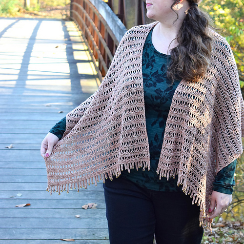 Ravelry: Harmonious Ruana Shawl pattern by Janet Pippin