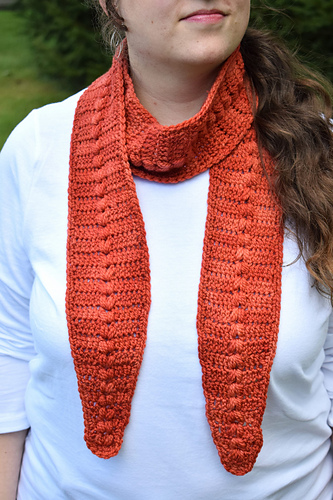 Ravelry: Harvest Neck Scarf pattern by Janet Pippin