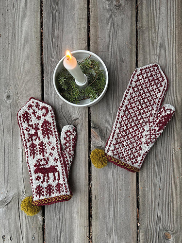 Ravelry: Julvanten 2025 pattern by Maja Karlsson