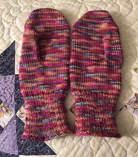 Ravelry: CSM Flat Thumb Mittens pattern by Judy Auping