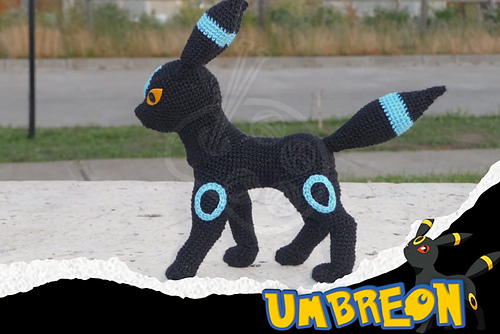 Ravelry: Amigurumi Umbreon Pokemon pattern by Javiera Llanos