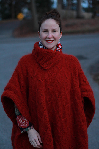 Ravelry: Comfort Poncho pattern by Grace Jones ( née Melville )