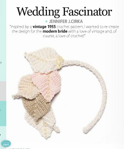 Ravelry: Wedding Fascinator pattern by Jennifer Cirka Jaybird Designs