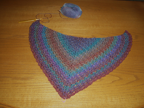 Ravelry: Painted Shawl pattern by Karen Klemp