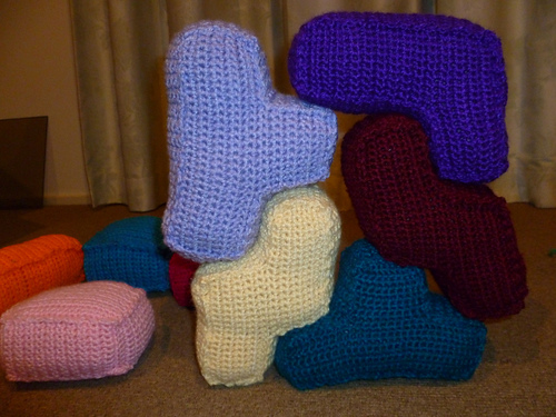 Ravelry: Tetris blocks pattern by Jazmo Tennant