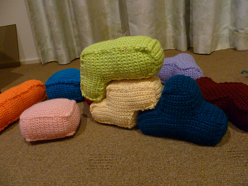 Ravelry: Tetris blocks pattern by Jazmo Tennant