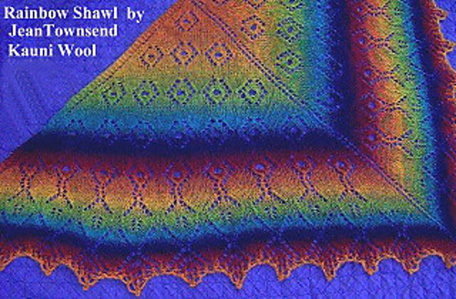 Ravelry: Kauni Jeanie Shawl pattern by Jeanie Townsend