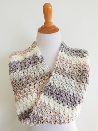 Ravelry: Cross-Over Block Stitch Infinity Scarf pattern by Jamey from ...