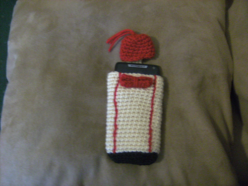 Ravelry: Cell phone cozy Eleven pattern by Hana Jaronova