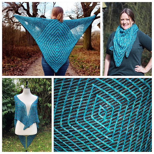 Ravelry: Ten of Diamonds Shawl pattern by Jem Arrowsmith