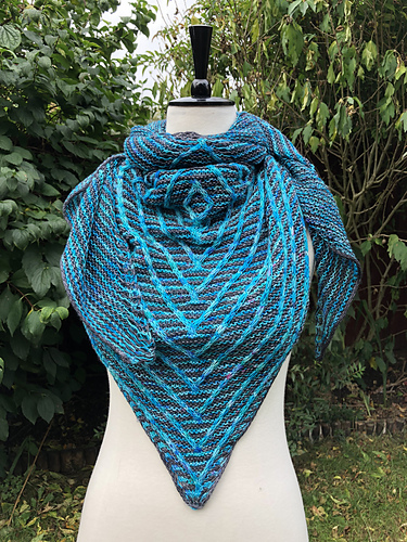 Ravelry: Ten of Diamonds Shawl pattern by Jem Arrowsmith
