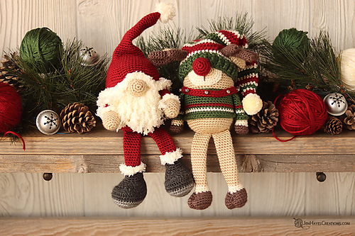Ravelry: Reindeer Gnome pattern by Jen Hayes