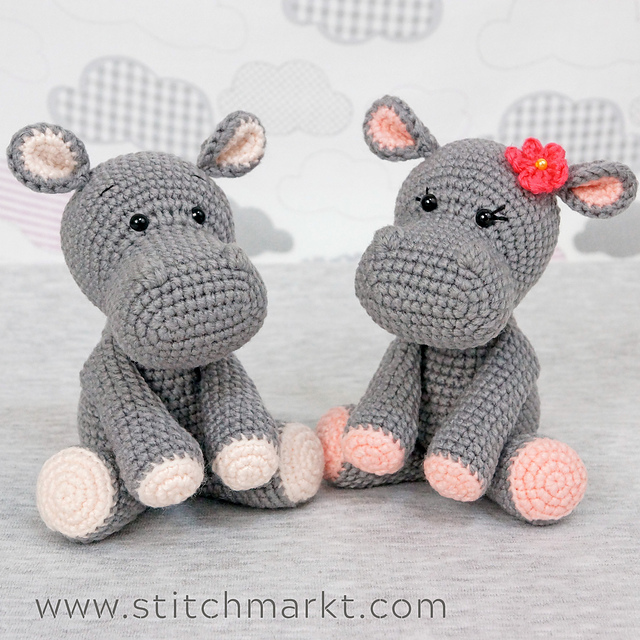 Ravelry: Little Hippos pattern by JenPattern