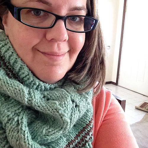 Ravelry: Ice River Snood pattern by Helen Stewart