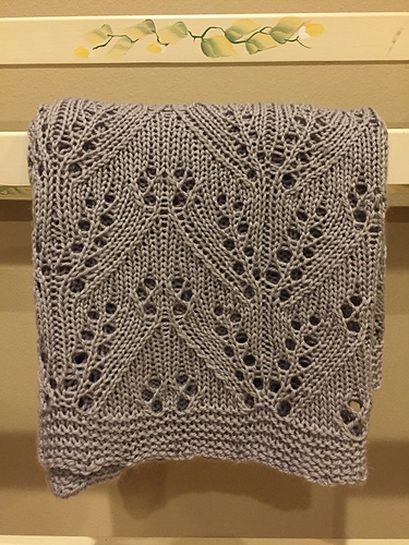 Ravelry: Wrap and Cuddle Blanket pattern by Jennifer Knight