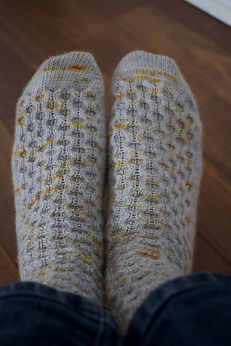 Ravelry: Beekeeper Socks pattern by Jenn Emerson