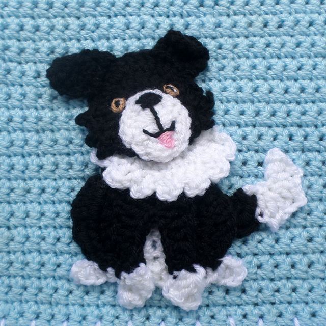 Ravelry: Border Collie Patch pattern by Jenna Wingate