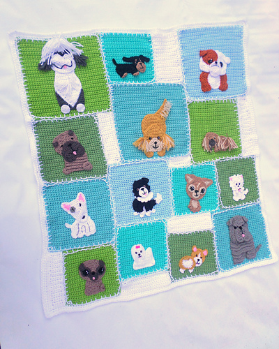 Ravelry: Patchwork Puppy Complete Project 1 - patterns