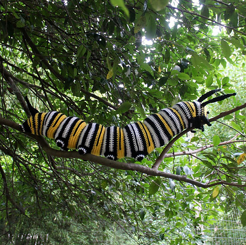 Ravelry: Buggables: Monarch Caterpillar (RET) pattern by Jenna Wingate