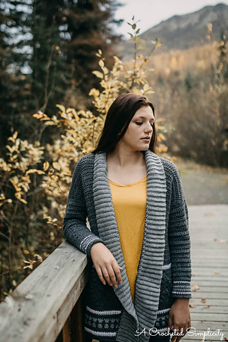 Ravelry: Bordeaux Bobble Cardigan pattern by Jennifer Renaud