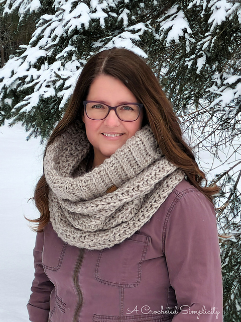 Ravelry: Easy Crochet Hooded Cowl pattern by Jennifer Renaud