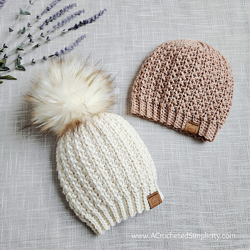 Ravelry: Short Row Crochet Beanie & Slouch pattern by Jennifer Renaud