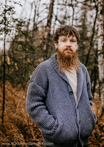 Ravelry: Men's Shawl Collar Cardigan pattern by Jennifer Renaud