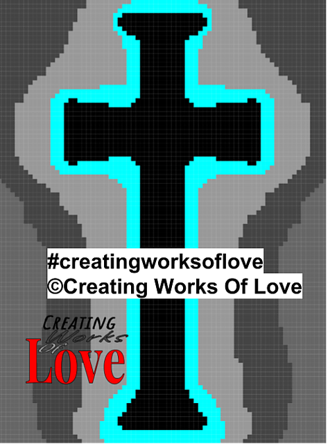 Ravelry: Cross C2C Graph pattern by Jennifer MacEwen