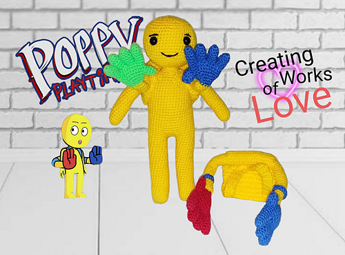 Ravelry: Poppy Playtime Player pattern by Jennifer MacEwen