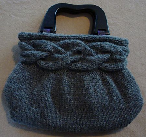 Ravelry: Cable Band Bag pattern by Jennifer Jones
