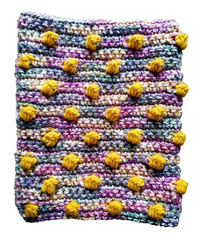 Ravelry: Bobble Book Pouch pattern by Sharon Goodwin