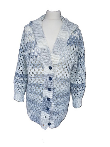 Ravelry: Hooded Granny Cardigan pattern by Sharon Goodwin