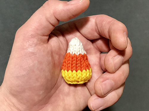 Ravelry: Mini Candy Corn Cutie pattern by Jeremy Butcher