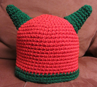 Ravelry: Baby Devils Hockey Hat pattern by Jersey Ali