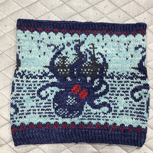 [FO] Finished my first real knitting project and I am quite pleased ...