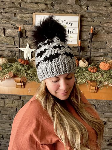 Ravelry: Sibella (Bat) Beanie pattern by North Country Knts-Jessica Kogut
