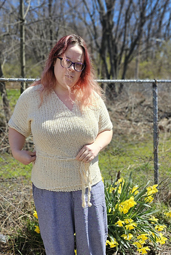 Ravelry: Selene Wrap Top pattern by Jessica Tsung