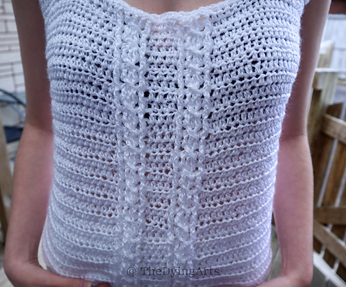 Ravelry: Simple Cabled Singlet pattern by Jessica Mikala