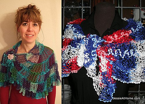 Ravelry: Natalie Crochet Net Shawl and Wrap pattern by Jessie Rayot