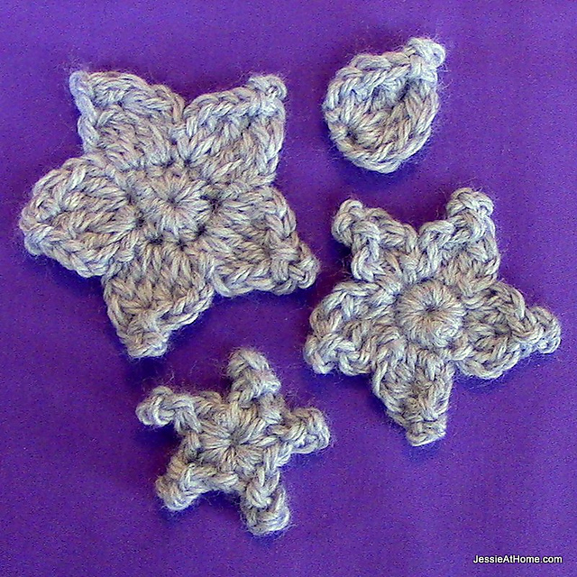 Ravelry: Picot Flowers and Leaf pattern by Jessie Rayot