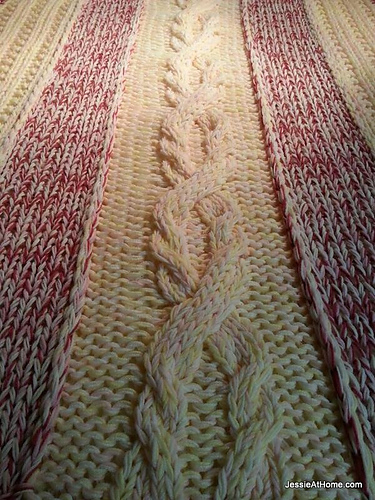 Ravelry: Giant Cable Rug pattern by Jessie Rayot