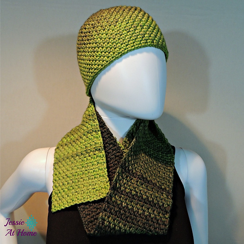 Ravelry: Rock Star Hat & Scarf pattern by Jessie Rayot