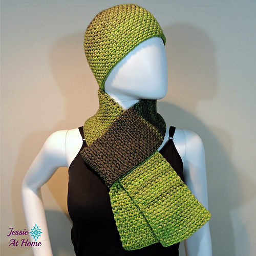 Ravelry: Rock Star Hat & Scarf pattern by Jessie Rayot