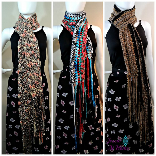 Ravelry: Basic Boho Crochet Scarf pattern by Jessie Rayot